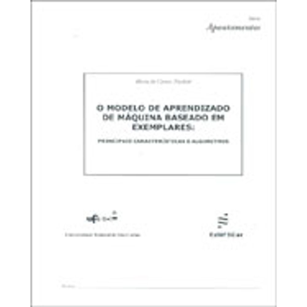 MODELO DE APRENDIZADO DE MÁQUINA BASEADO EM EXEMPLARES ...