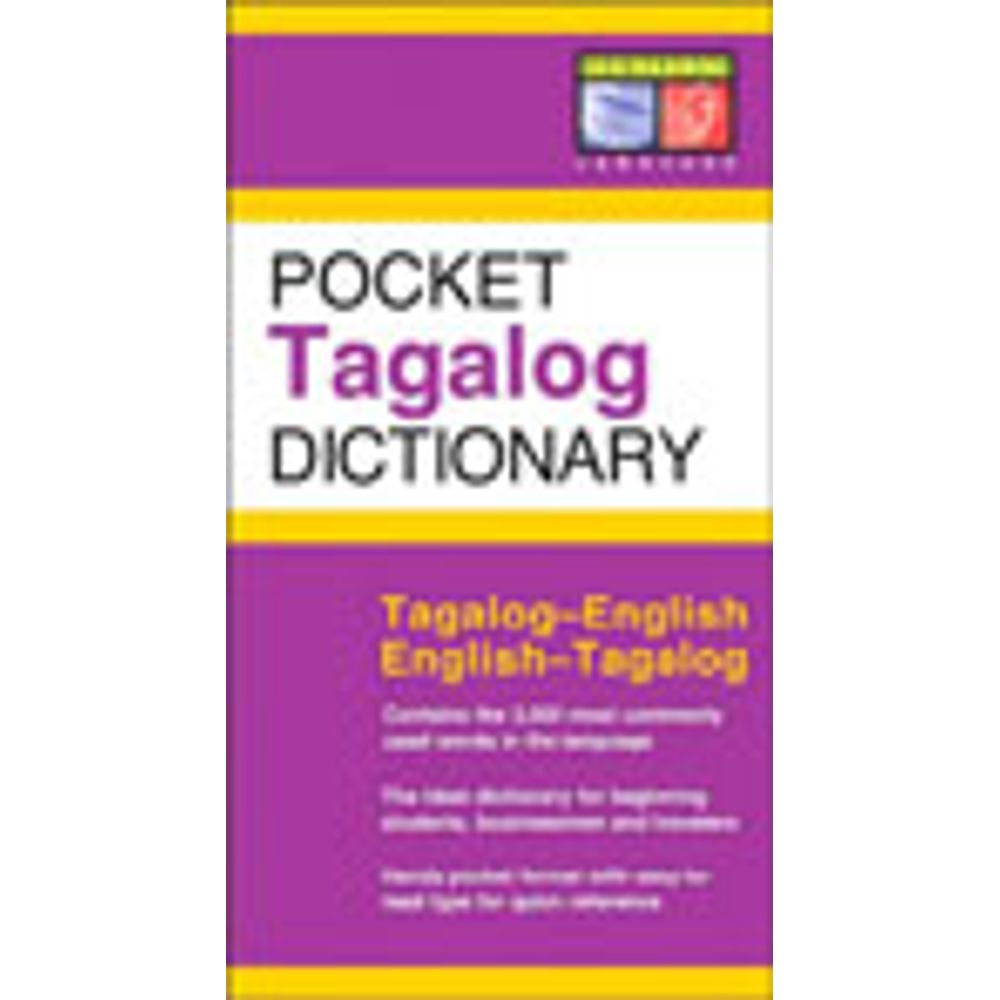 POCKET TAGALOG DICTIONARY - martinsfontespaulista