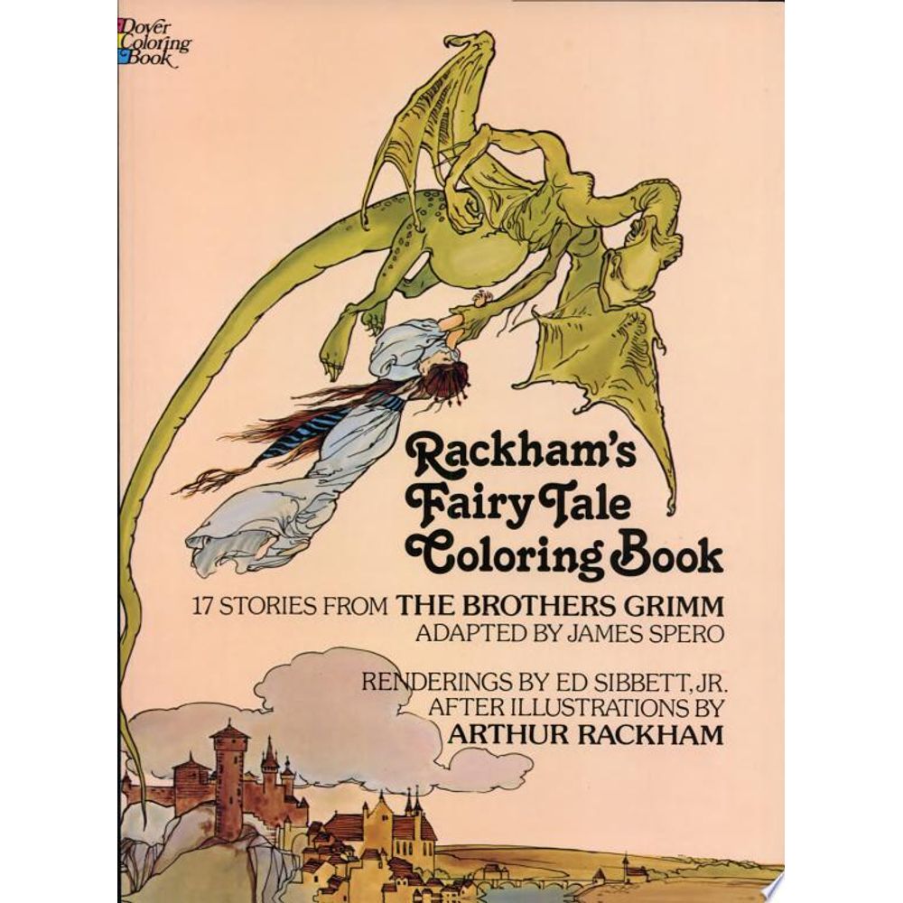 RACKHAM'S FAIRY TALE COLORING BOOK - martinsfontespaulista