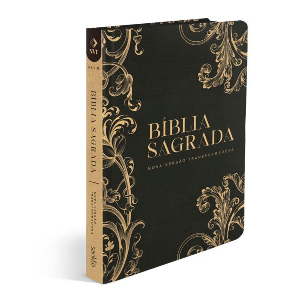 BÍBLIA NVT ORNAMENTOS SLIM - LETRA MAIOR - martinsfontespaulista