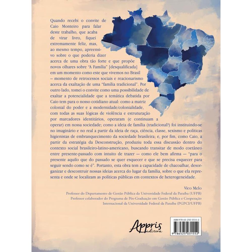 MATRIZ COLONIAL DE PODER, CRONOPOLÍTICAS E FAMILISMO NO BRASIL ...
