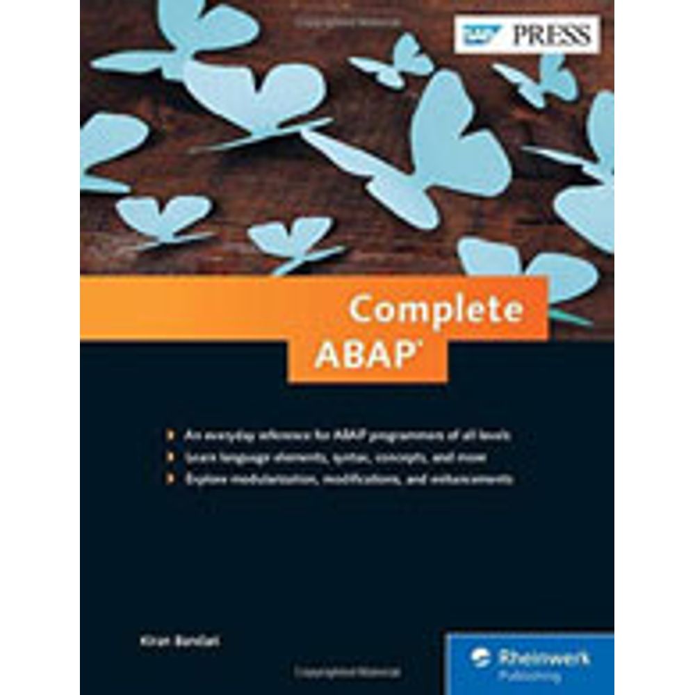COMPLETE ABAP THE COMPREHENSIVE GUIDE TO ABAP 7.5 - martinsfontespaulista