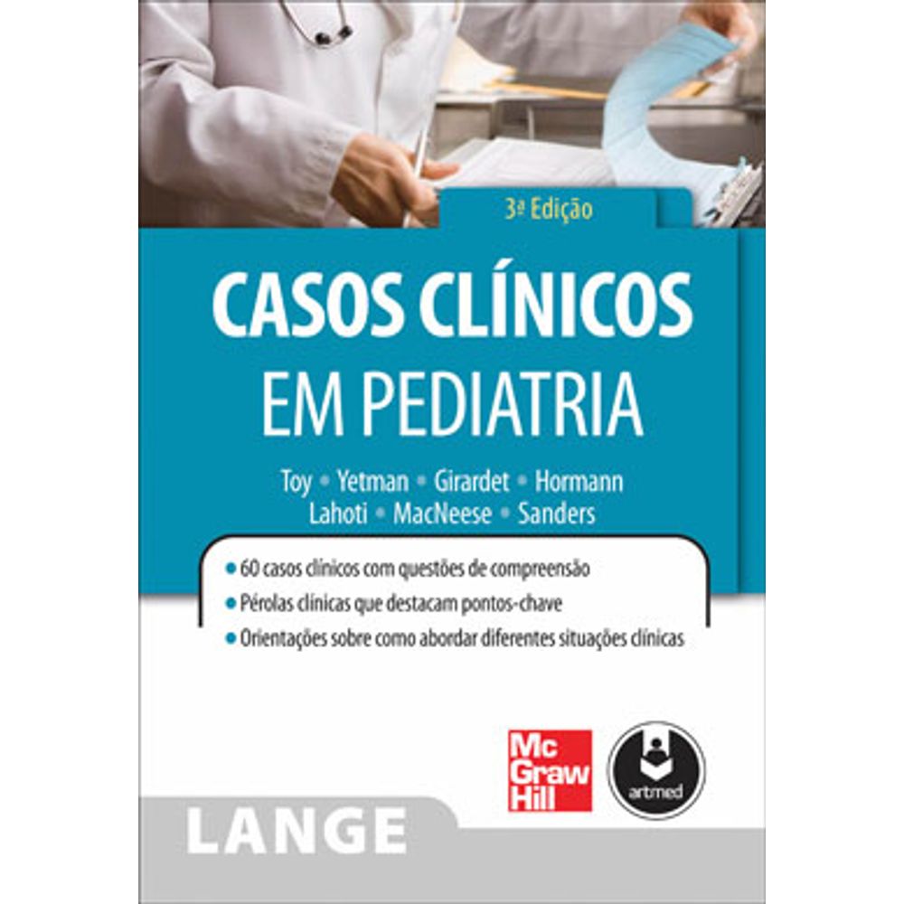 CASOS CLINICOS EM PEDIATRIA 3ED. * - martinsfontespaulista